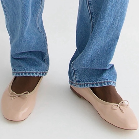 J. Crew | Shoes | Jcrew Zoe Patent Leather Bow Ballet Flats | Poshmark